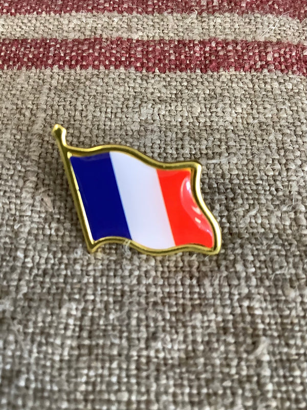 French Flag Pin (brooch) - French Cargo