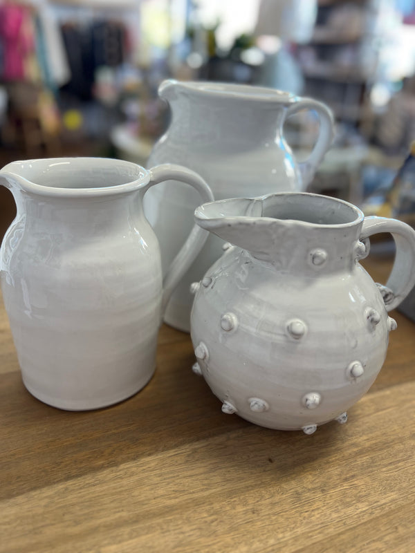 Figaro Bauble Jug - White - French Cargo