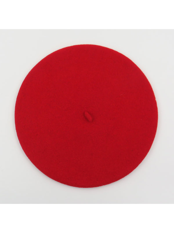 Classic Red French Beret - Made in France - French Cargo